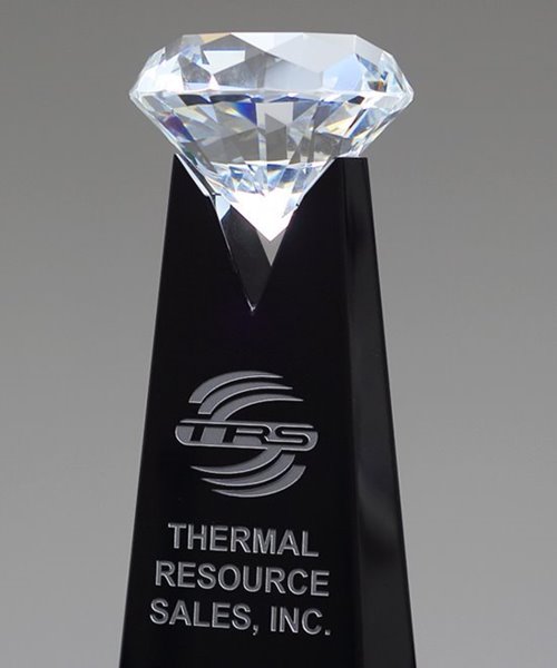 Rising Diamond Crystal Award - Small Size | Edco Awards