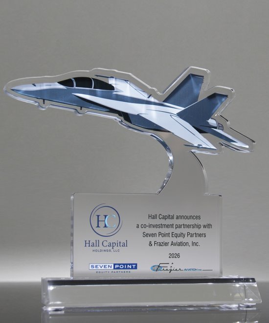 Acrylic F-18F Super Hornet Jet Award | Edco Awards