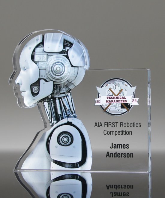 Robotics Innovation Acrylic Trophy | Edco Awards