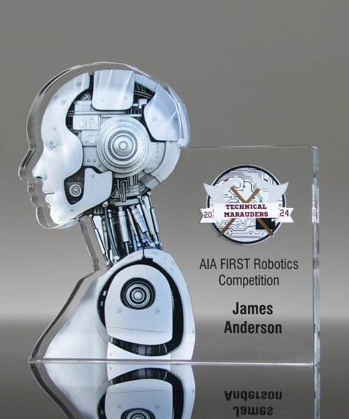 Robotics Innovation Acrylic Trophy | Edco Awards