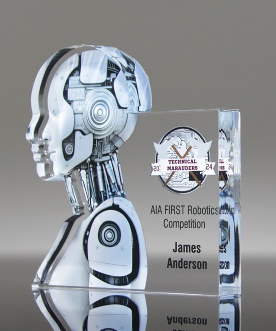 Robotics Innovation Acrylic Trophy | Edco Awards