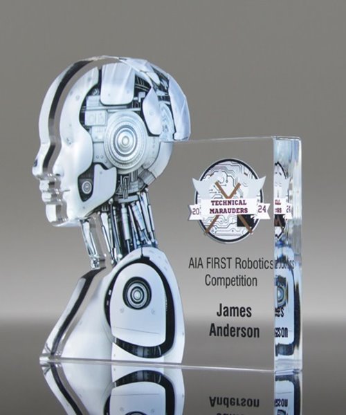 Robotics Innovation Acrylic Trophy | Edco Awards