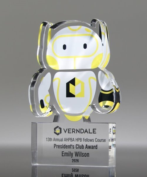 Acrylic Robot Paperweight Trophy | Edco Awards
