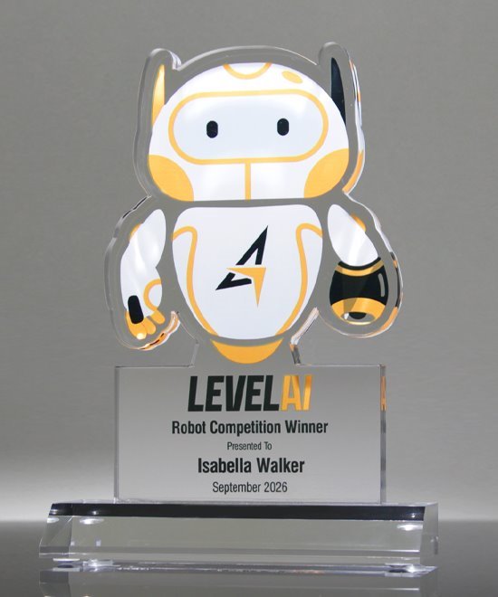 Acrylic Robot Award | Edco Awards