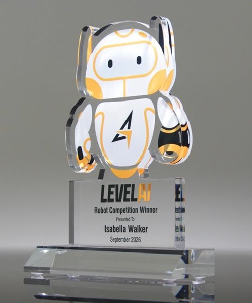 Acrylic Robot Award | Edco Awards