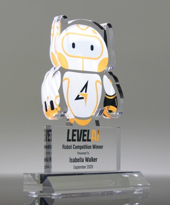 Acrylic Robot Award | Edco Awards