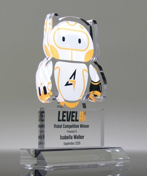 Acrylic Robot Award | Edco Awards