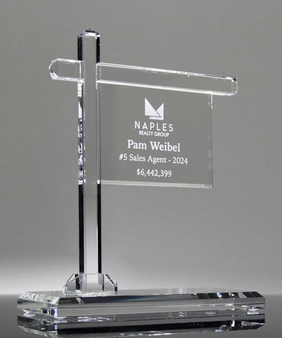 Crystal Real Estate Award | Real Estate Trophy | Edco Awards