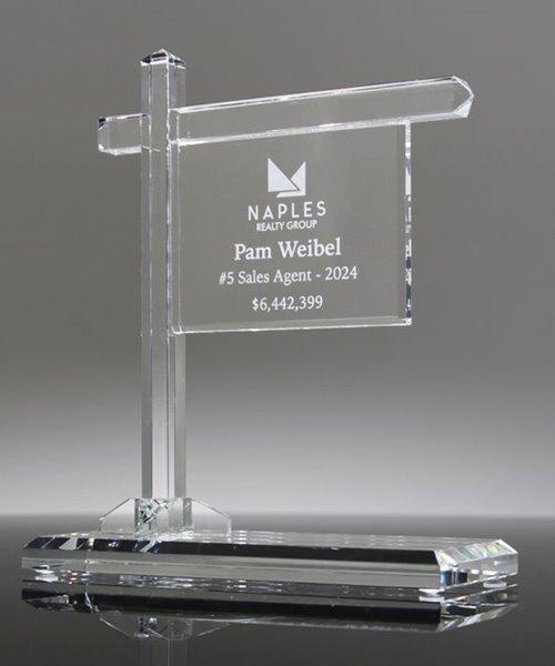 Crystal Real Estate Award | Real Estate Trophy | Edco Awards