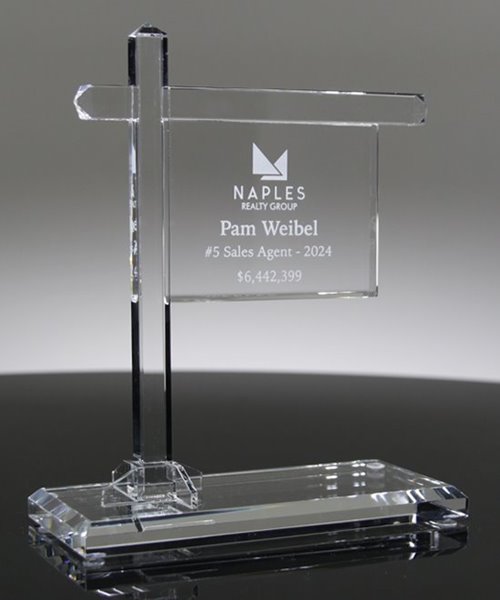 Crystal Real Estate Award | Real Estate Trophy | Edco Awards