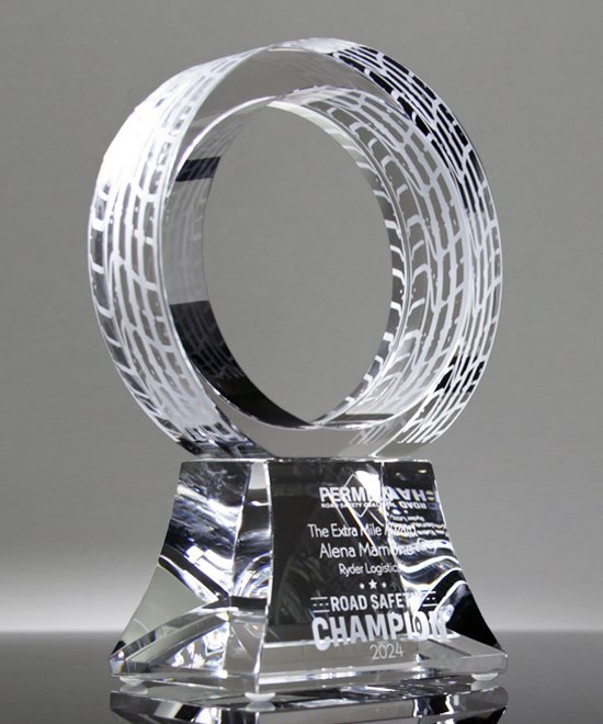Crystal Tire Trophy | Edco Awards
