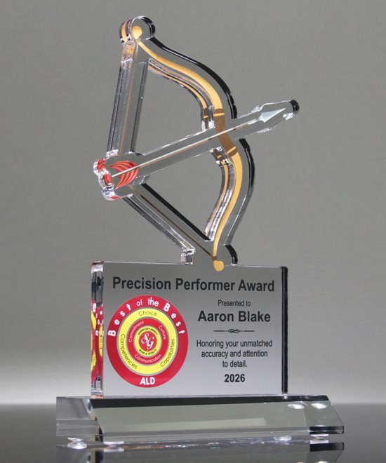 Precision Performer Bow and Arrow Trophy | Edco Awards