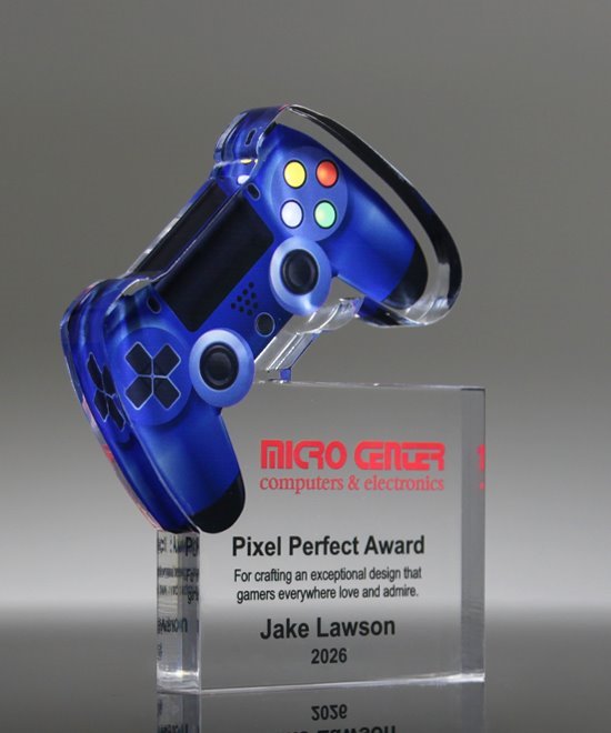 Video Game Controller Trophy Paperweight | Edco Awards