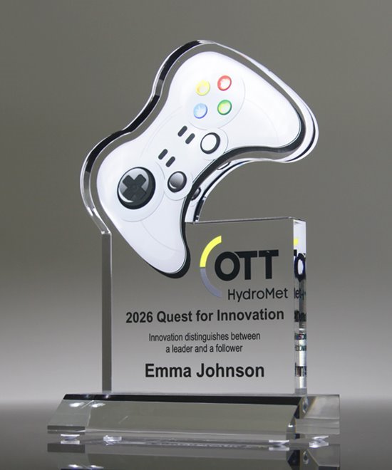 Acrylic Video Game Trophy | e-sports Trophy | Edco Awards