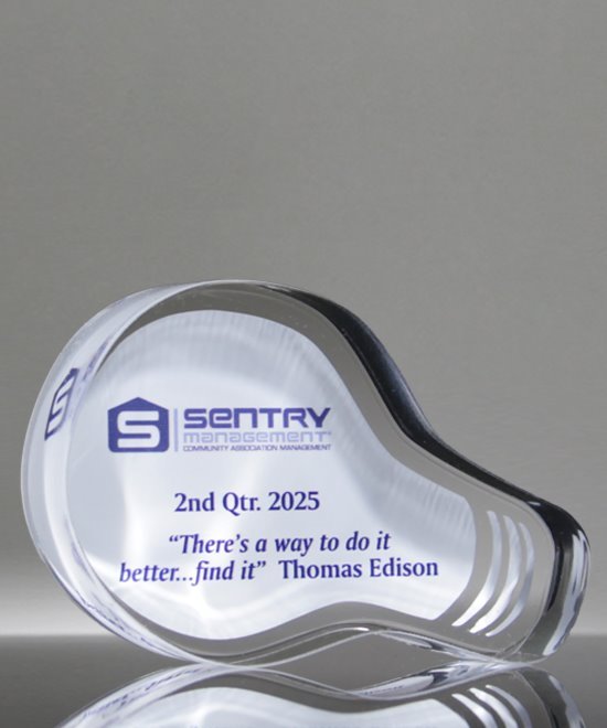 Light Bulb Paperweight | Edco Awards