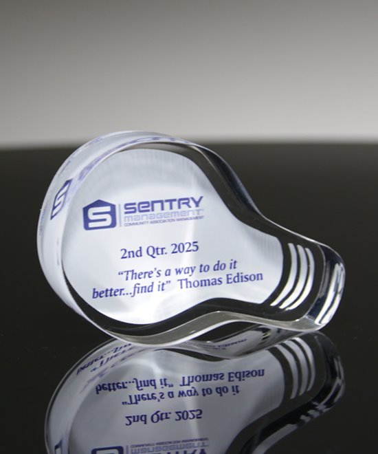 Light Bulb Paperweight | Edco Awards