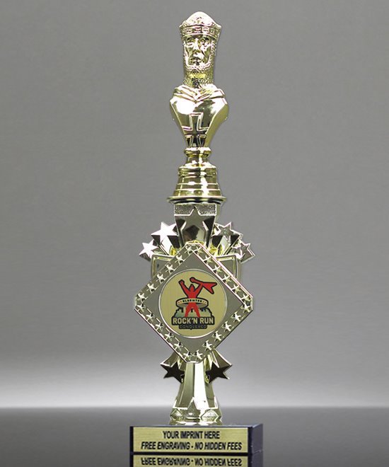 Chess King Star Insert Trophy | Edco Awards