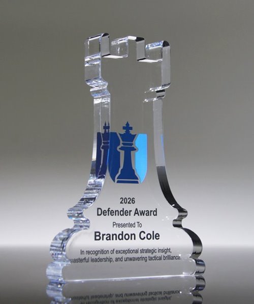 Chess Rook Paperweight Award | Chess Trophy | Edco Awards
