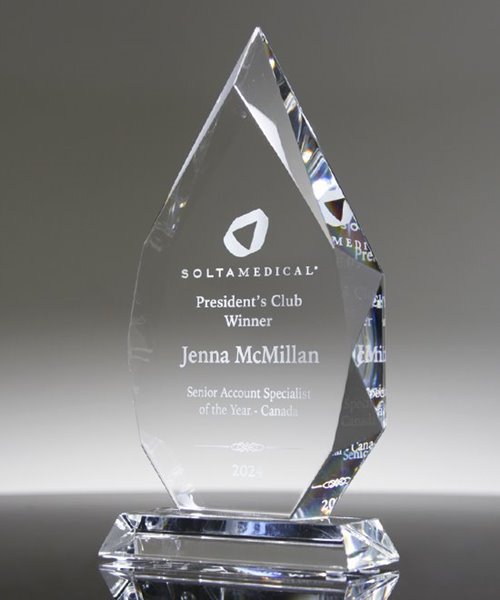 Beveled Crystal Diamond Award | CPDIA7 | Edco Awards