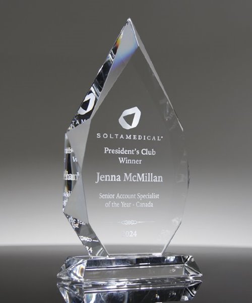 Beveled Crystal Diamond Award | CPDIA7 | Edco Awards