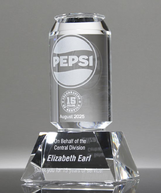 Crystal Beverage Can Super Award | 5814 | Edco Awards
