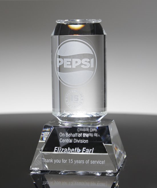 Crystal Beverage Can Super Award | 5814 | Edco Awards