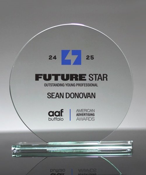 Jade Glass Circle Full Color Award | Edco Awards
