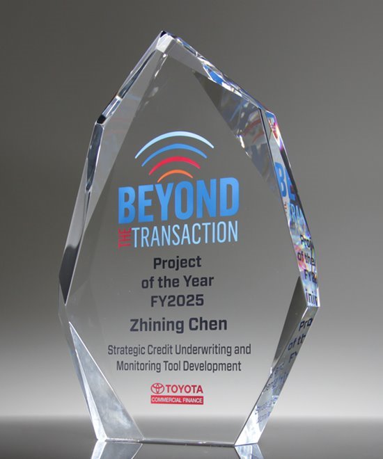 Multi-Faceted Optic Crystal Award | OC-STX25 | Edco Awards