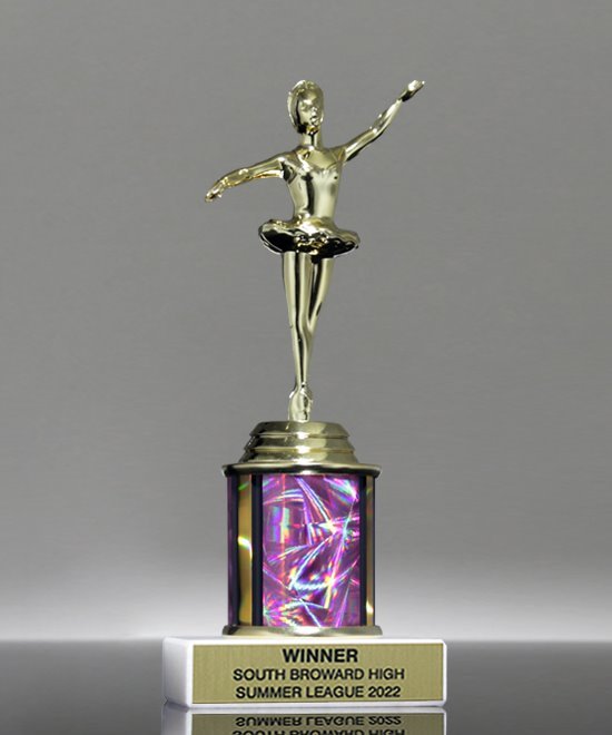 Ballerina Trophy Custom Engraved | Edco Awards