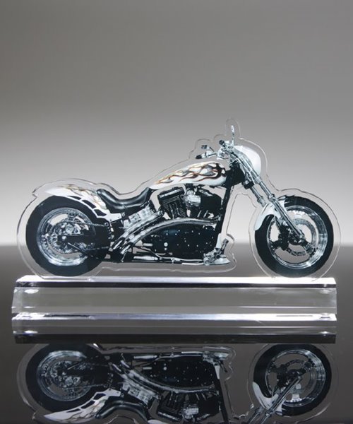 Acrylic Motorcycle Trophy | Harley Trohpy | Edco Awards