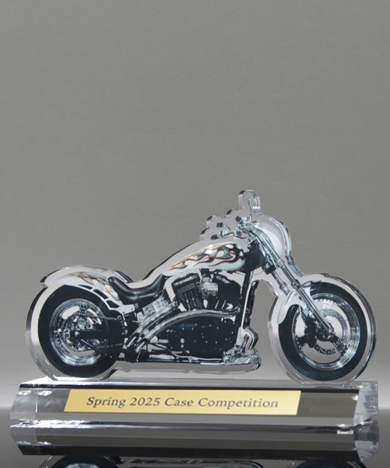 Acrylic Motorcycle Trophy | Harley Trohpy | Edco Awards