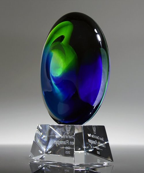Premium Art Glass Disc Award | Edco Awards
