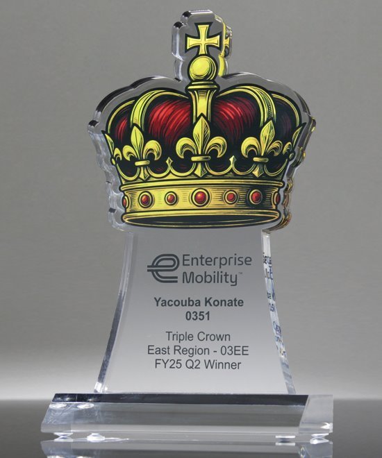Royal Crown Acrylic Award | Edco Awards