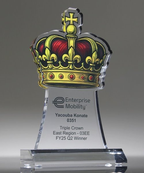 Royal Crown Acrylic Award | Edco Awards