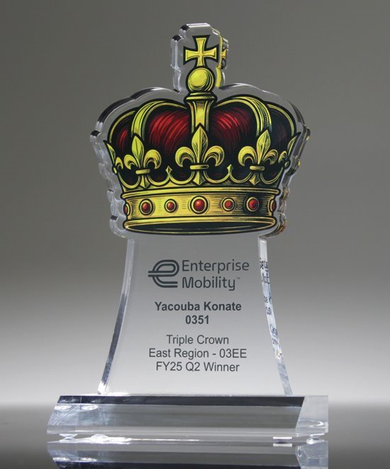 Royal Crown Acrylic Award | Edco Awards