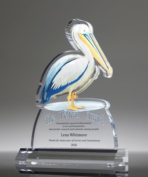 Pelican Honor Award | Acrylic Pelican Trophy | Edco Awards