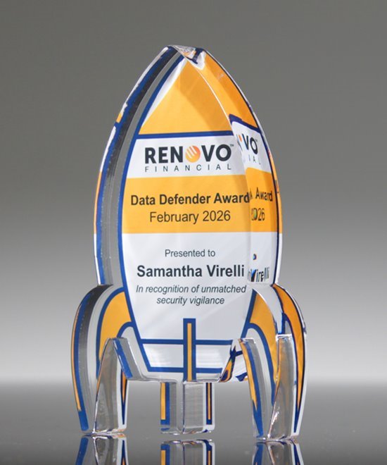 Rocket Award Paperweight | Edco Awards