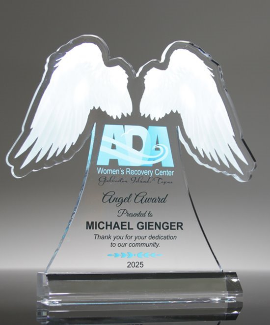 Angel Wings Acrylic Award | Edco Awards