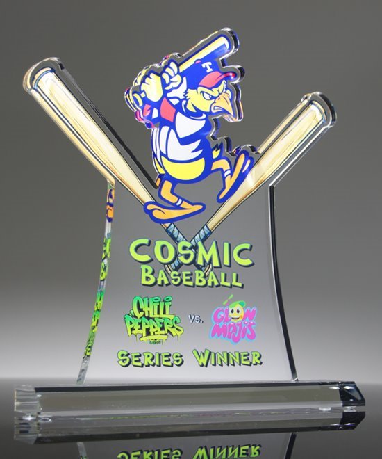 Custom Acrylic Baseball Trophy | Edco Awards
