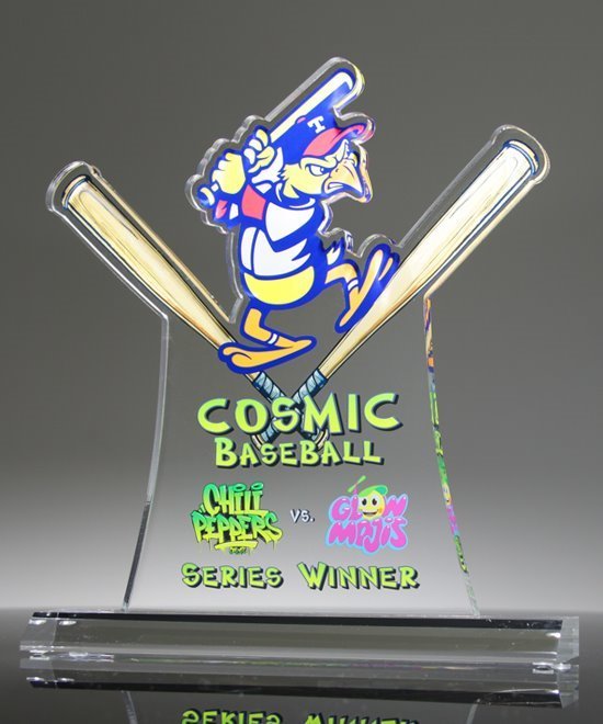 Custom Acrylic Baseball Trophy | Edco Awards