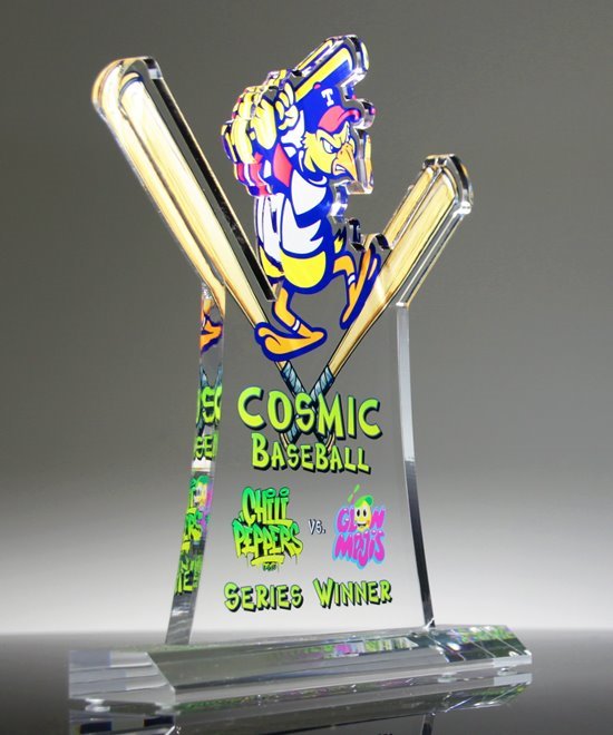 Custom Acrylic Baseball Trophy | Edco Awards