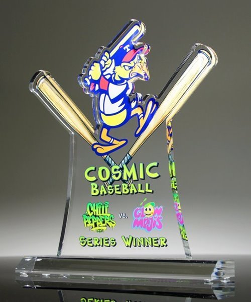 Custom Acrylic Baseball Trophy | Edco Awards