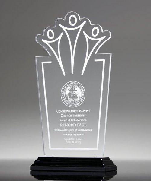 Team Achievement Acrylic Award | Economy Acrylic | Edco Awards