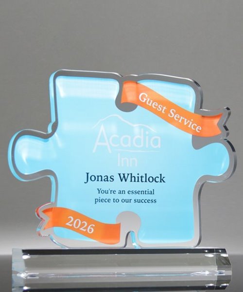 Acrylic Teamwork Puzzle Award | Edco Awards