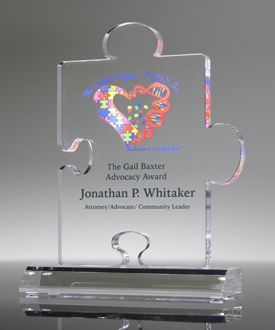 Acrylic Puzzle Award - Unity Series Full Color | Edco Awards