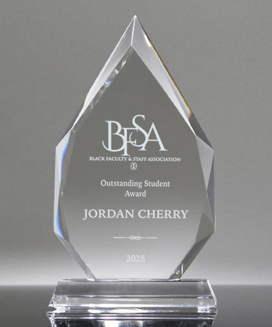 Beveled Crystal Diamond Award | CPDIA7 | Edco Awards