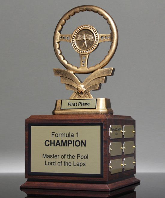 Car Racing Hall of Fame Trophy | Edco Awards