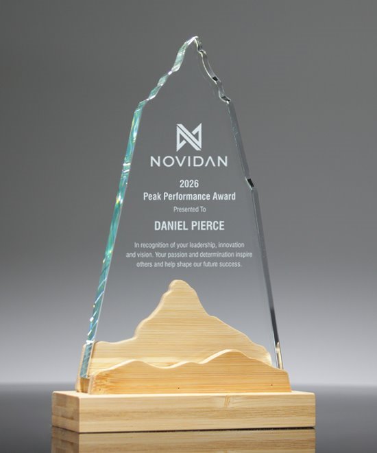 Eco Mountain Peak Award | Eco Friendly | Edco Awards