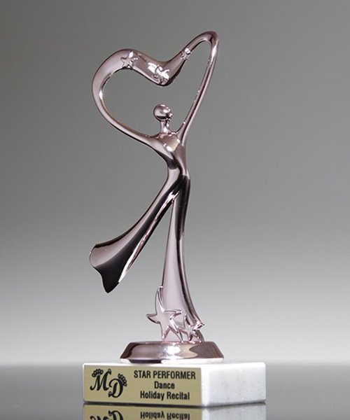 Love Dance Pink Trophy | Edco Awards