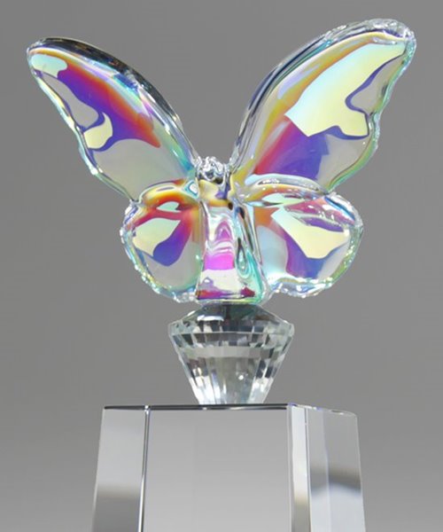 Iridescent Crystal Butterfly Award | edco.com | Edco Awards